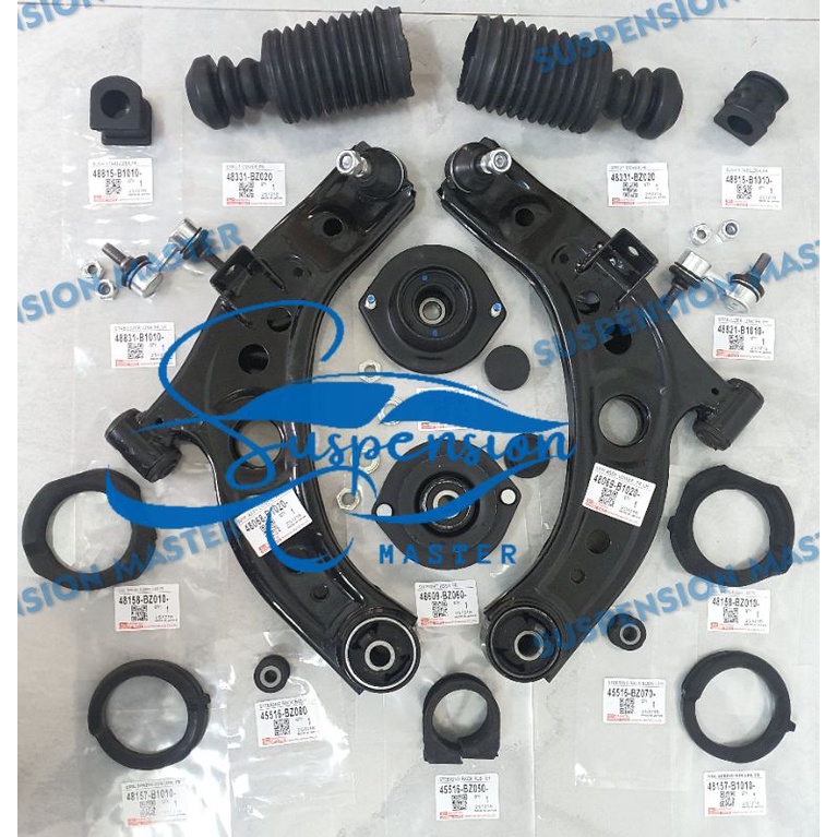 17 IN 1 SET - FRONT LOWER ARM/LINK/ABS MOUNTING/COVER/COIL SPRING LOWER ...