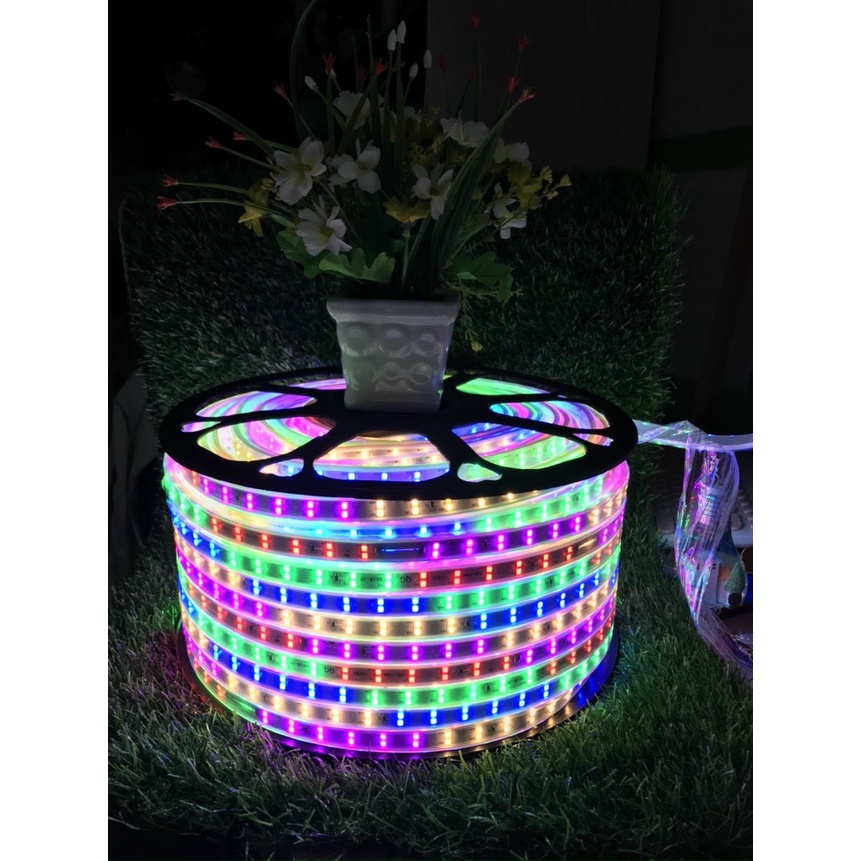 Double flashing led strip 2835 copper wire led circuit covered with ...