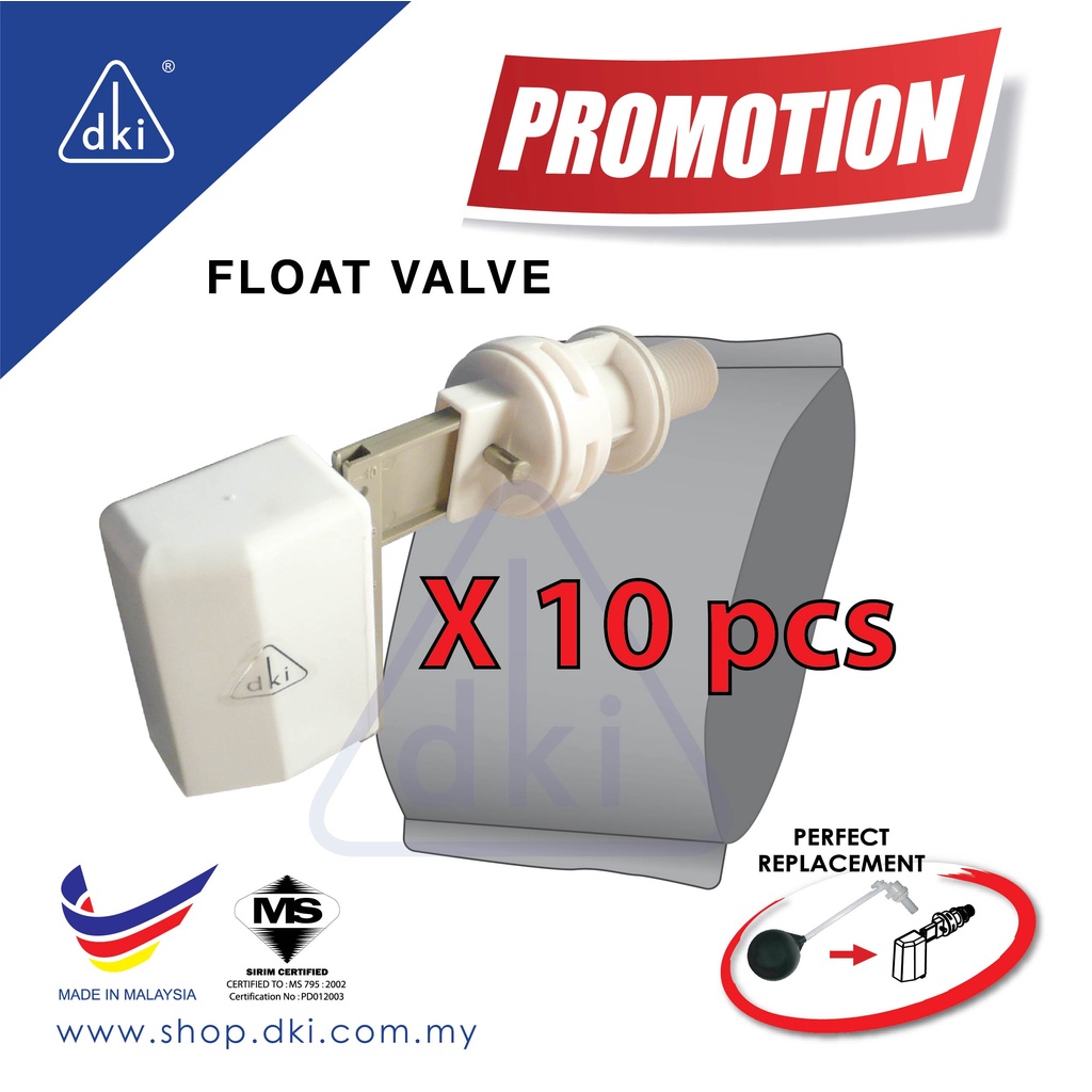 Plastic Inlet Valve set - (BAG)(1BAG 10PCS) | Shopee Malaysia