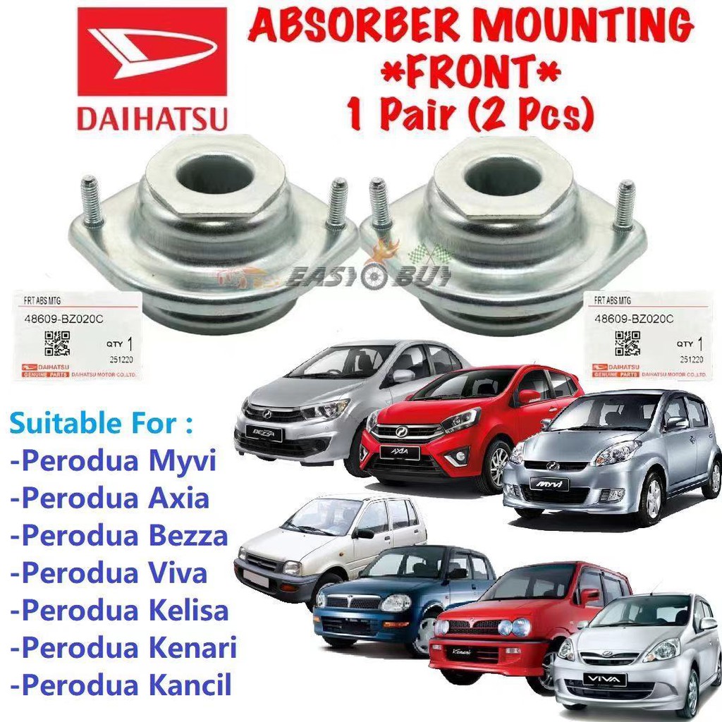 DAIHATSU FRONT ABSORBER MOUNTING (1PAIR) PERODUA MYVI / MYVI LAGI BEST ...