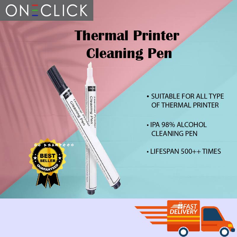 🔥Ready Stock🔥Thermal Printer Cleaning Pen For Printer cleaner head easy ...