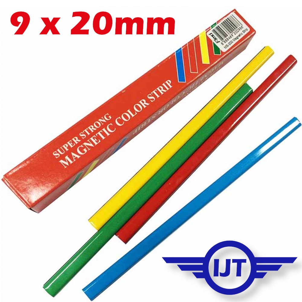 **12pcs** Super Strong Magnetic Color Strip Magnet Bar Soft Magnet for ...