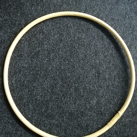 1 Piece Chinese Kung Fu Wing Chun Hoop Wood Rattan Ring Sticky Hand ...