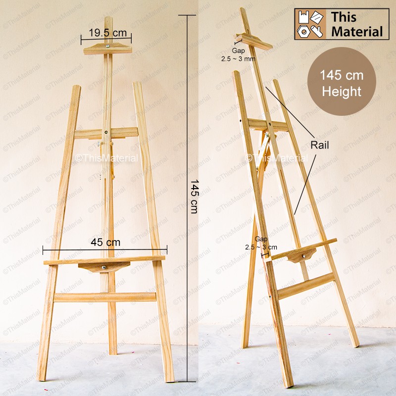 Wooden Easel Drawing Stand Welcome Board Stand Rack Welcome Board Rak ...