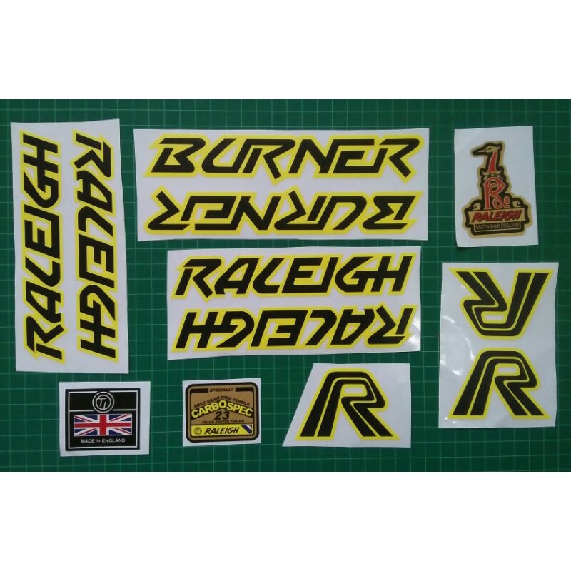 BMX Raleigh Burner MK1 Decal Transparent Sticker FF | Shopee Malaysia