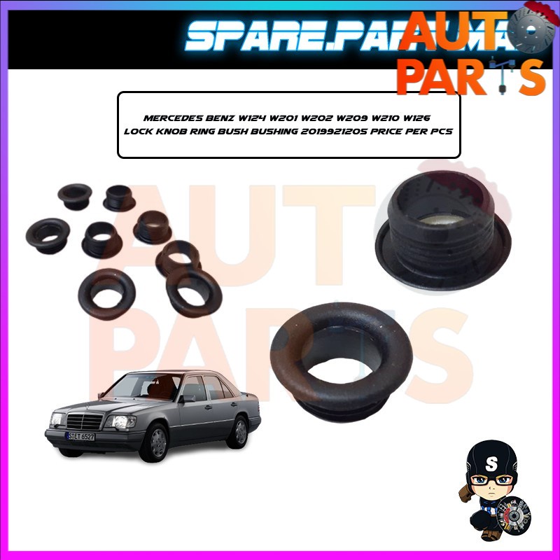 Mercedes Benz W124 W201 W202 W209 W210 W126 Lock Knob Ring Bush Bushing ...