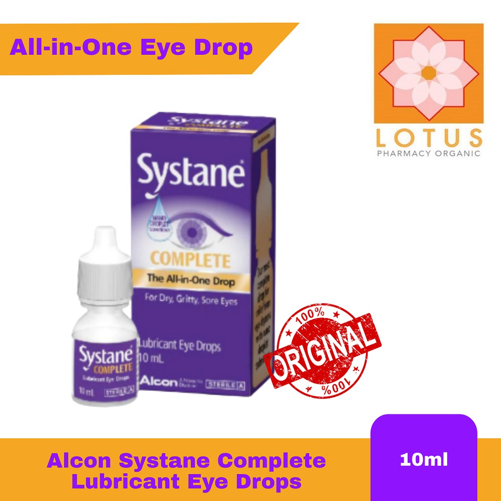 Alcon Systane Complete Lubricant Eye Drops 10ml | Shopee Malaysia