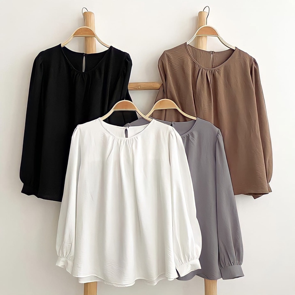 Newest WOMEN'S BLOUSE WOMEN'S CLOTHING NADIA BLOUSE | Shopee Malaysia