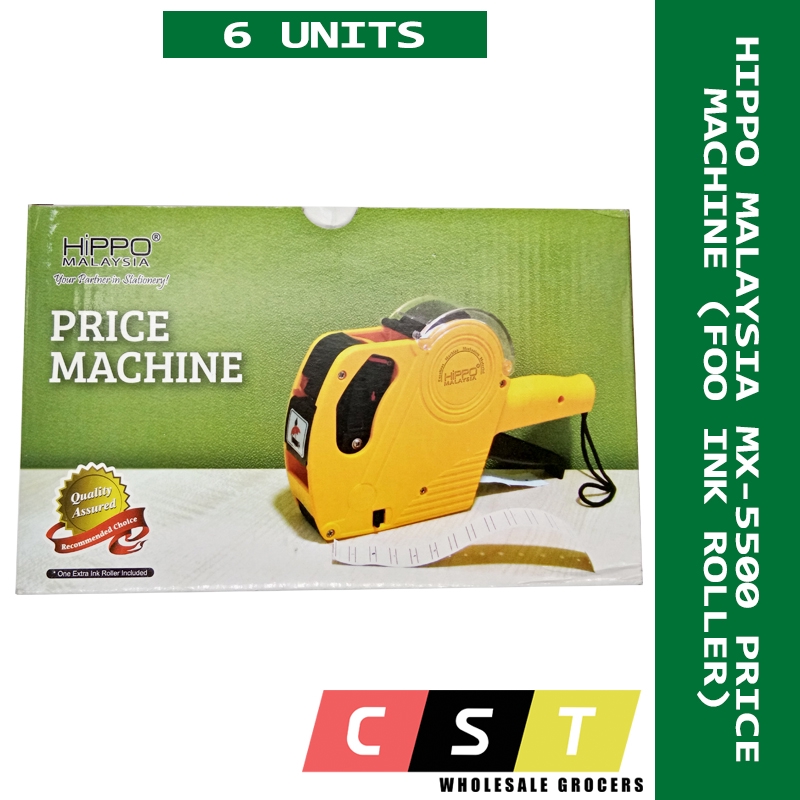 [6 Units] Hippo Japan MX-5500 Price Machine (Free Ink Roller) | Shopee ...