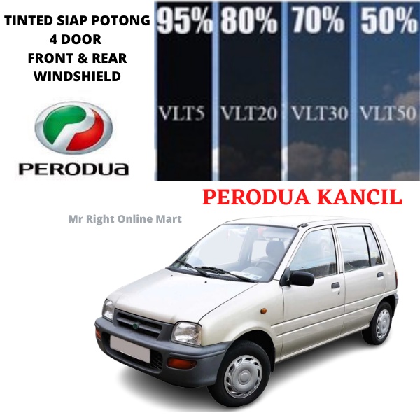 [READY STOCKS]Perodua Kancil 4 Door Tinted UV Hitam(Gelap 50% 70% 80% ...