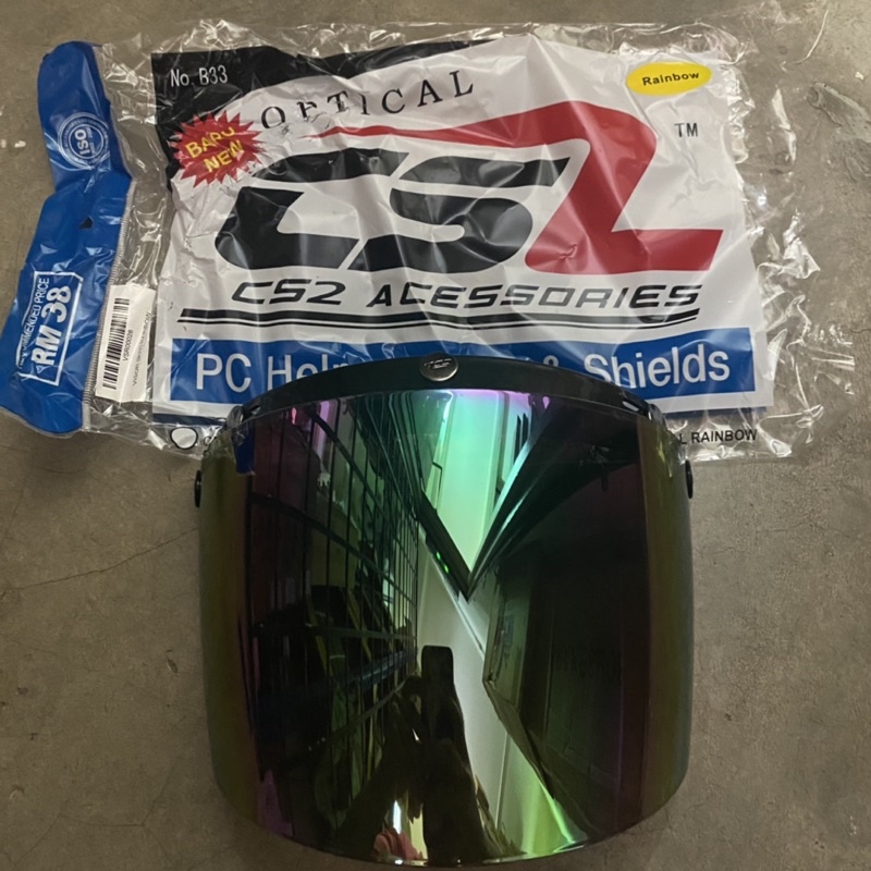 CSL RAINBOW VISOR HELMET SHIELD CSL RAINBOW VISOR | Shopee Malaysia