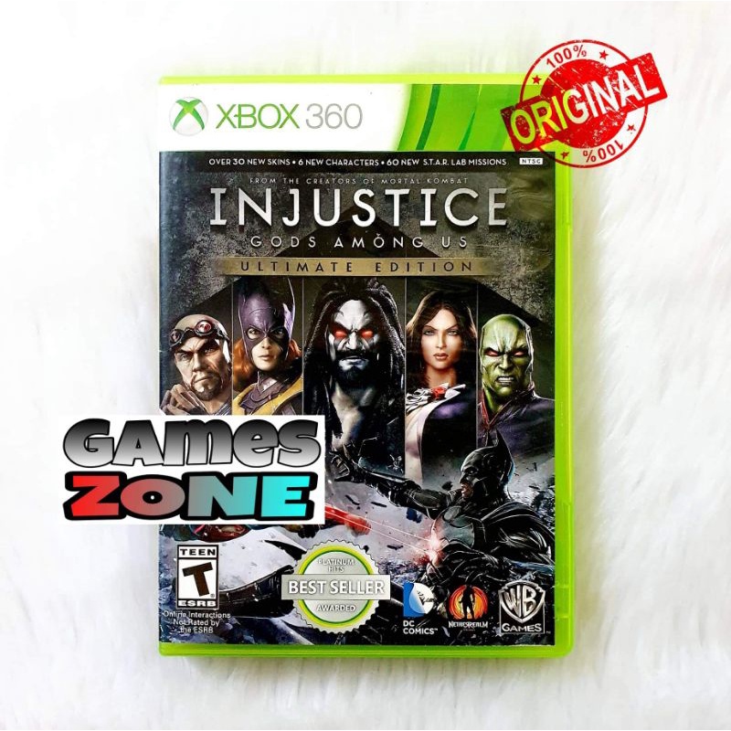 Xbox 360 Game Injustice God Among Us (with freebie) | Shopee Malaysia