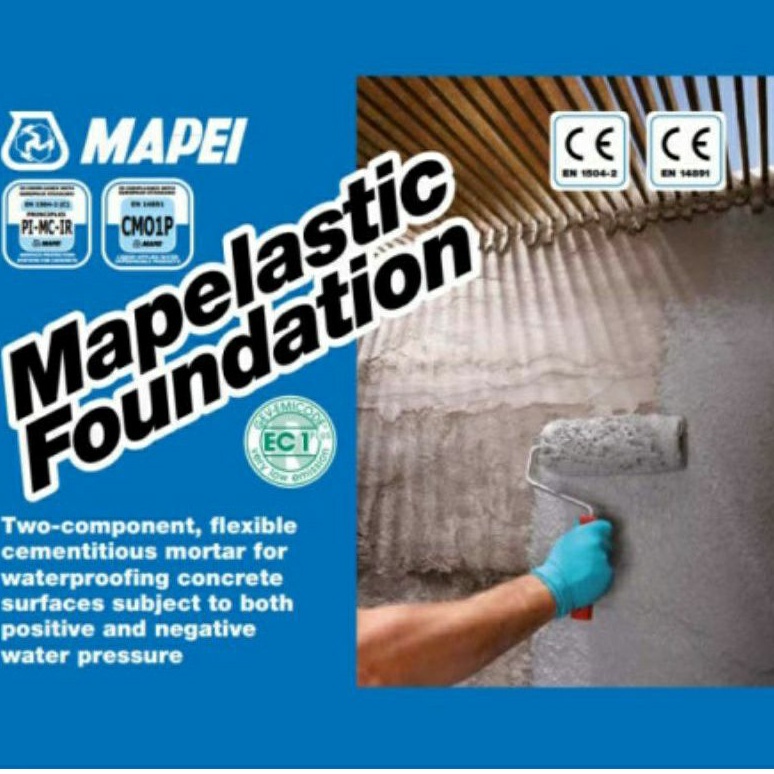 MAPELASTIC FOUNDATION (32KG SET) Flexible cementitious mortar for ...