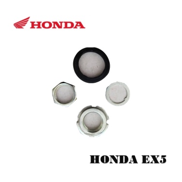 HONDA EX5 STEERING STAND NUT SET // STEM FORK NUT BUSH WASHER COLLAR ...