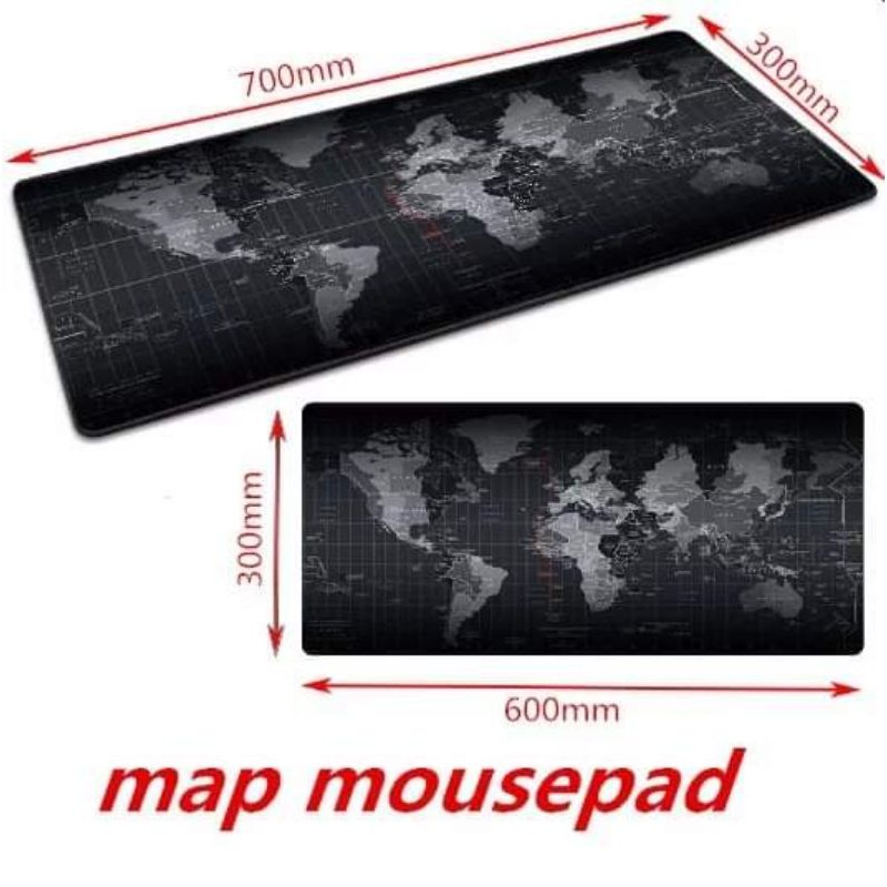 Great Quality World Map Mouse Pad Pelapil Keyboard Bercorak Peta Dunia ...