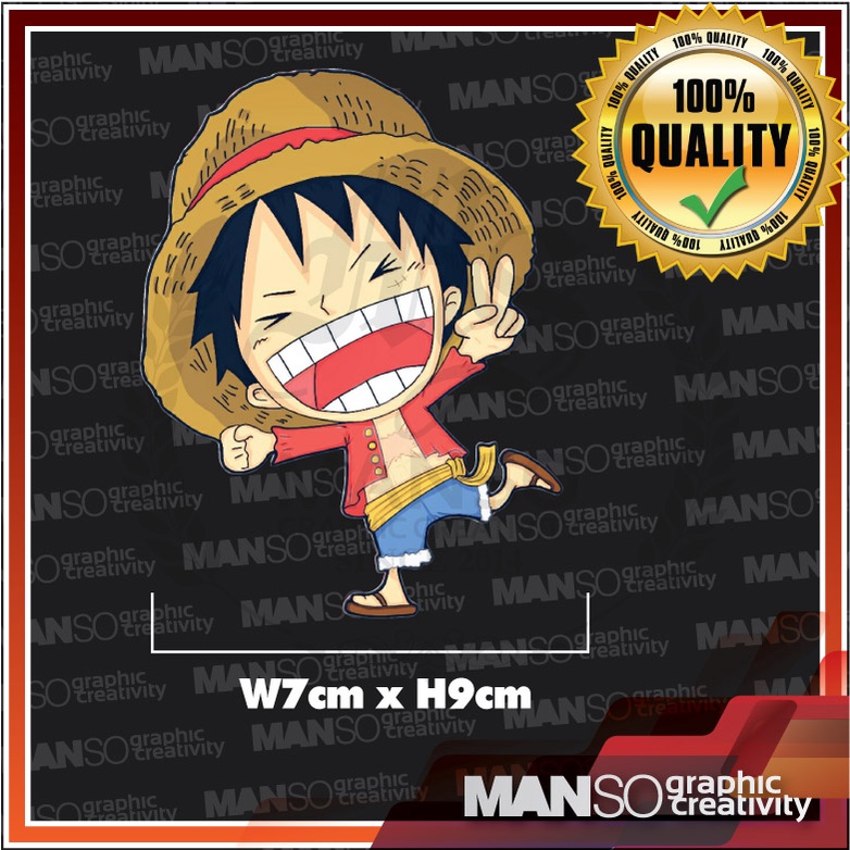 One Piece Luffy Sticker Logo Japan Anime G079 | Shopee Malaysia