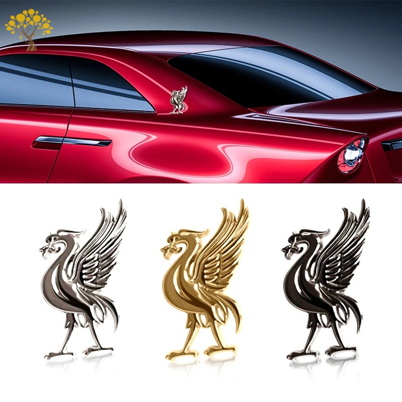 Creative Bird Car Sticker Emblem Liverpool FC League Football Club Team ...