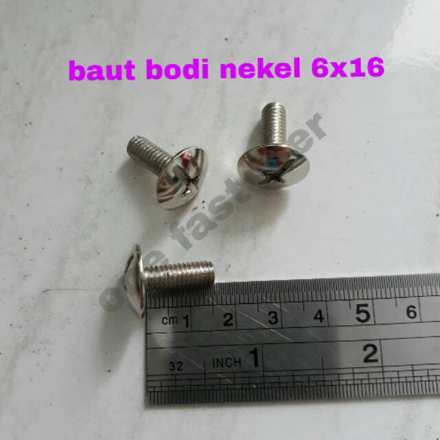 Body Bolt 6x16 | Shopee Malaysia