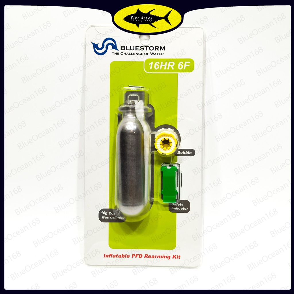 BLUESTORM Inflatable PFD Re-Arming Kit 16HR 6F Life Jacket Fishing ...