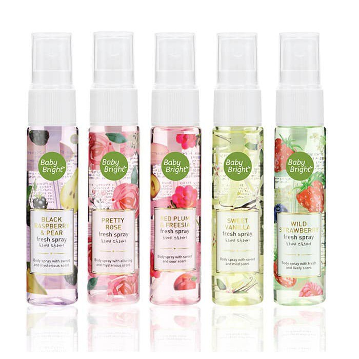 BABY BRIGHT Body Fresh Spray Perfume/Body Mist 20ml | Shopee Malaysia