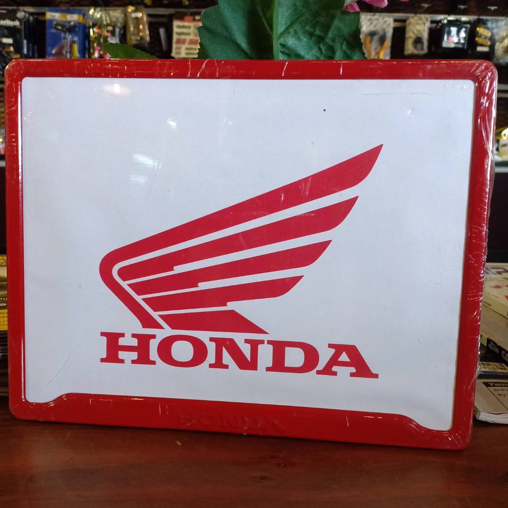 Red License Plate Frame HONDA | Shopee Malaysia