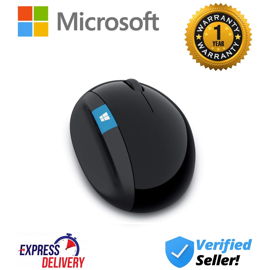 Microsoft Sculpt Ergonomic Wireless Mouse L6V-00006 | Shopee Malaysia