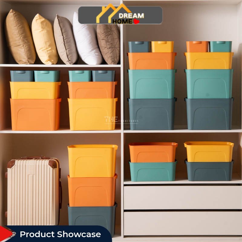Dream Home Container Storage Box Clothes Plastic Toy Large Storage Box ...