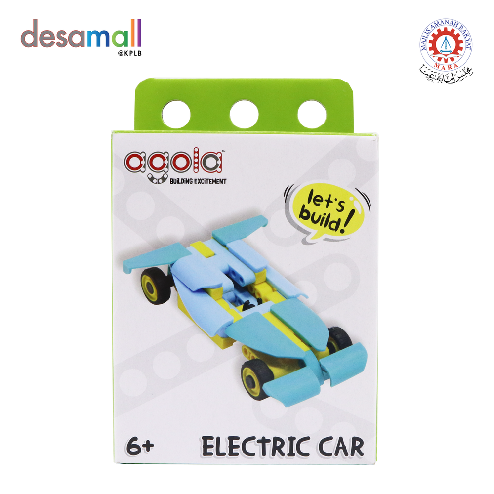 AGOLA Educational Building Block Toys Electric Car Learning Pack ...