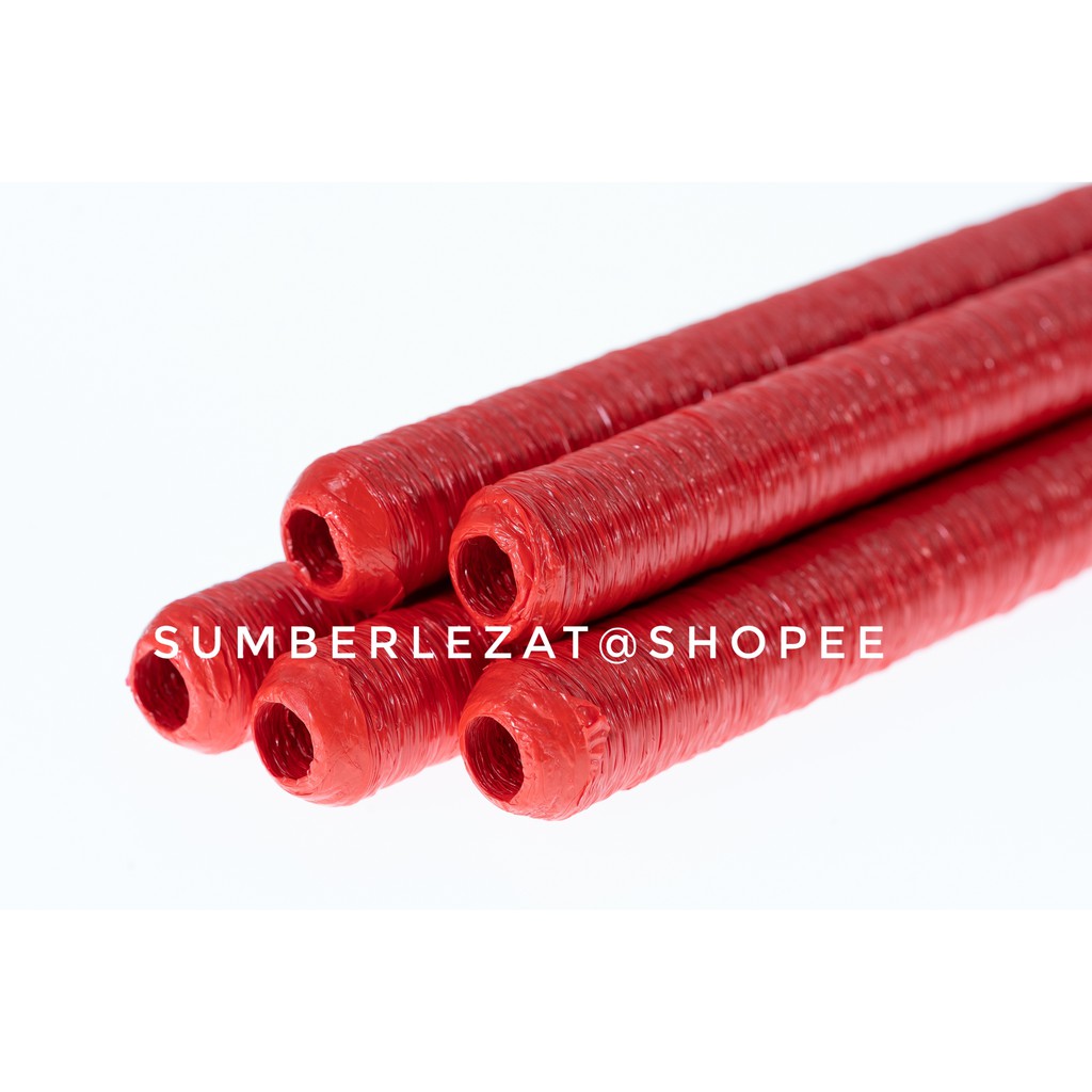 18 mm Chili RED - Food Grade Polyamide Plastic Sausage Sleeve Casing ...