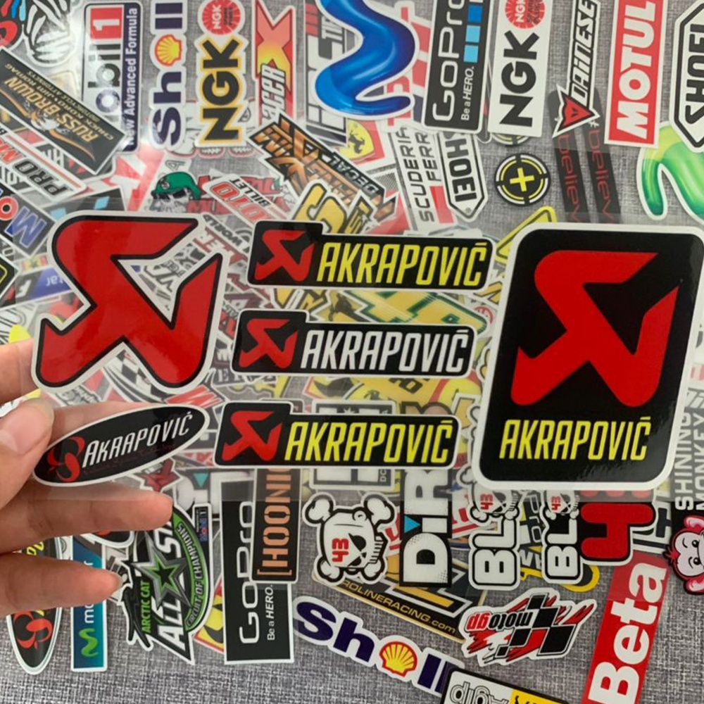 1 SET YOSHIMURA Reflective Motorcycle Side Strip Helmet Sticker ...