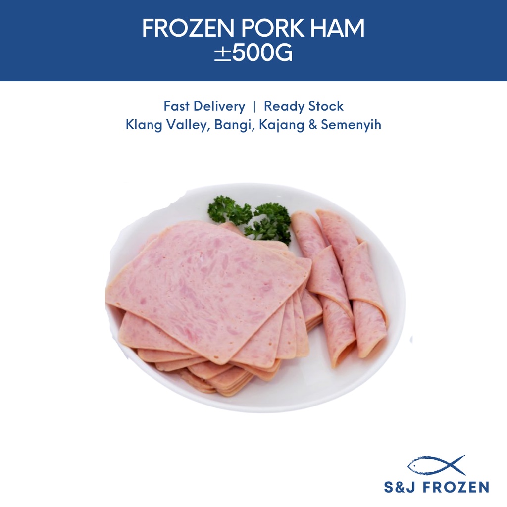 🍖Frozen Pork Ham【猪火腿】(+/- 500g)🍖 | Shopee Malaysia