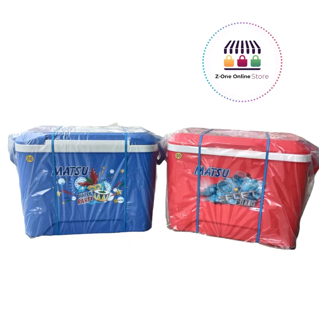 MATSU 60LT Rectangle Cooler Box / Ice Bucket / Ice Box / Picnic Box ...