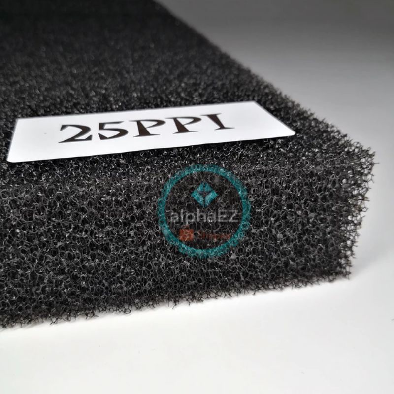 🇲🇾 Aquarium Black Bio Mat Extra Thick Biological Filter Sponge Wool ...