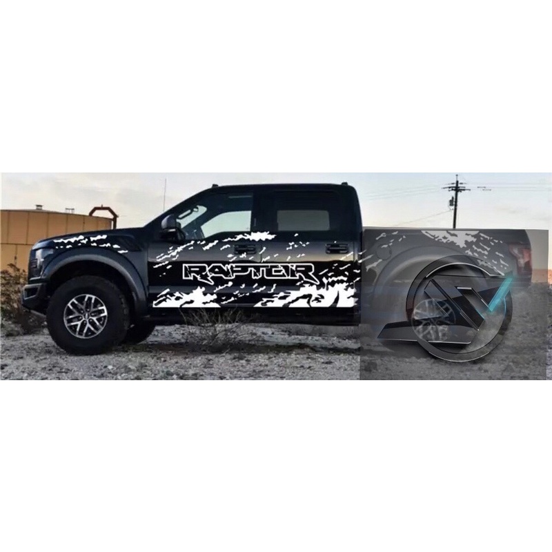 (Ready Stock)S286# 4x4 Universal Car Body Sticker (Raptor Ranger ...