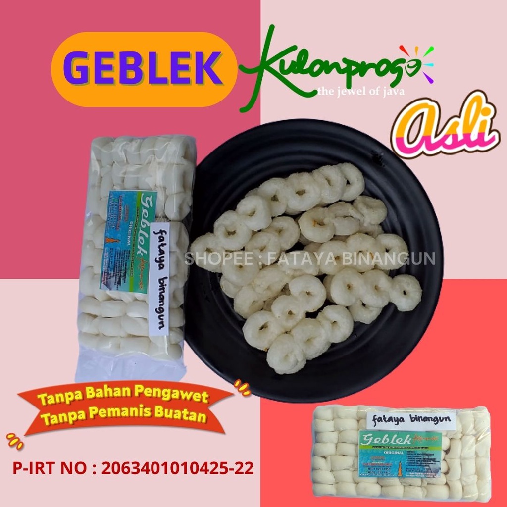 Geblek Kulon Progo Original Jogja Gebleg Geplek Traditional Special ...