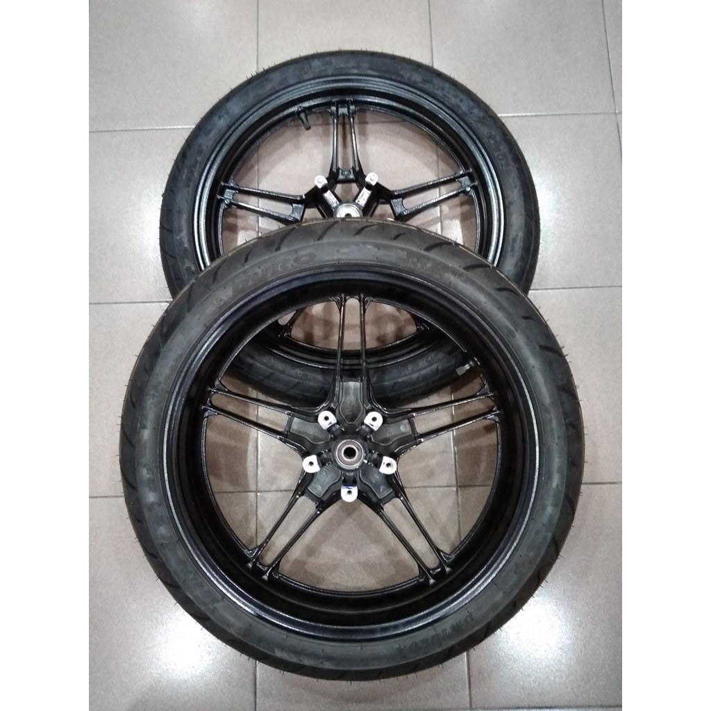 Yamaha Y15 Ysuku Y15zr Sport Rim Tyre Tire Tayar Original HLY Monster ...