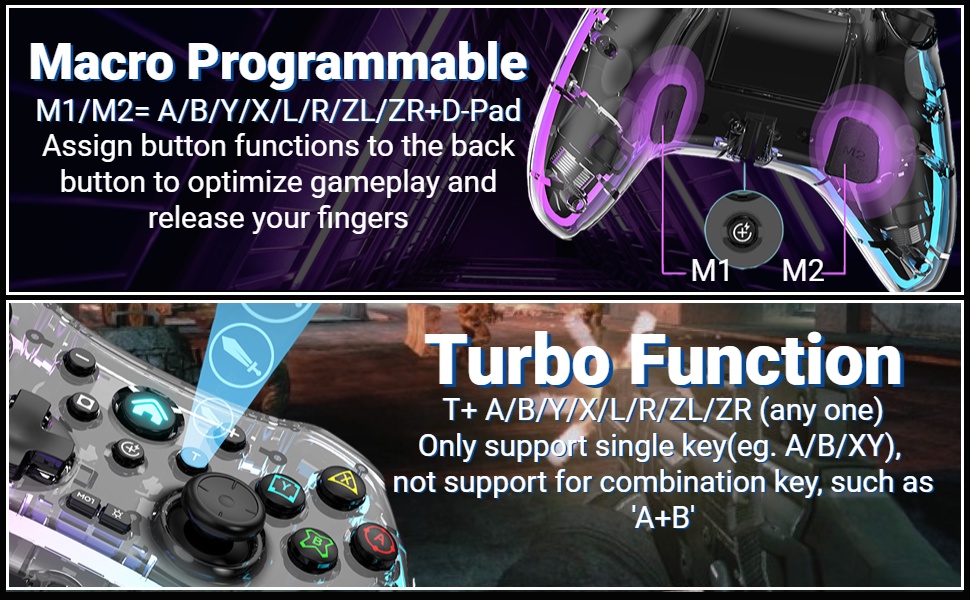 Game Controller for iOS Android, Wireless Gamepad Joystick for iPhone ...