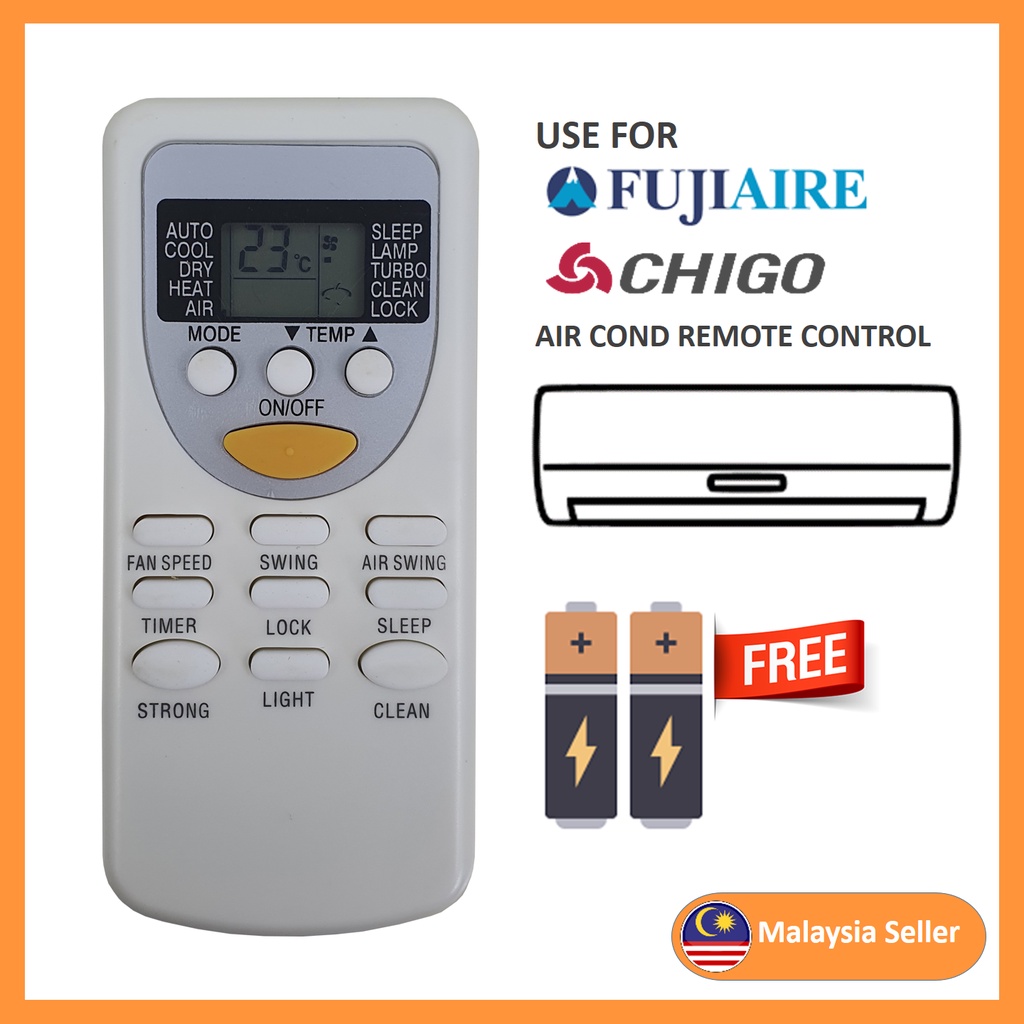 Fujiaire JT03 air conditioner Air Cond remote control | Shopee Malaysia