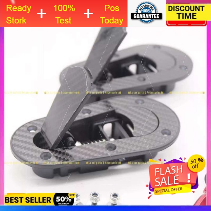 Spring D1 Sanko 3D Carbon Fiber Hood Lock Generation Front Bonnet Flush Kit Latch Pin Engine ...