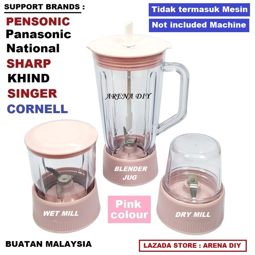 Blender Jug compatible for PENSONIC/Panasonic/National/SHARP/KHIND ...