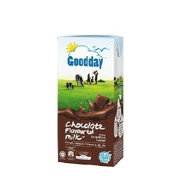 GOODDAY UHT FULL CREAM MILK / CHOCOLATE / LOW FAT - 1 liter X 12 ( 1 CARTON) | Shopee Malaysia