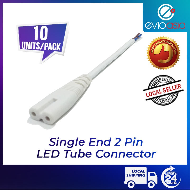 Unicomall (10 units/pack) T5/T8 LED Fluorescent Tube Wire Connector Two ...