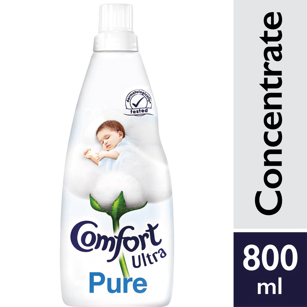 Comfort Concentrate Fabric Softener - Ultra Pure (800ml) | Shopee Malaysia