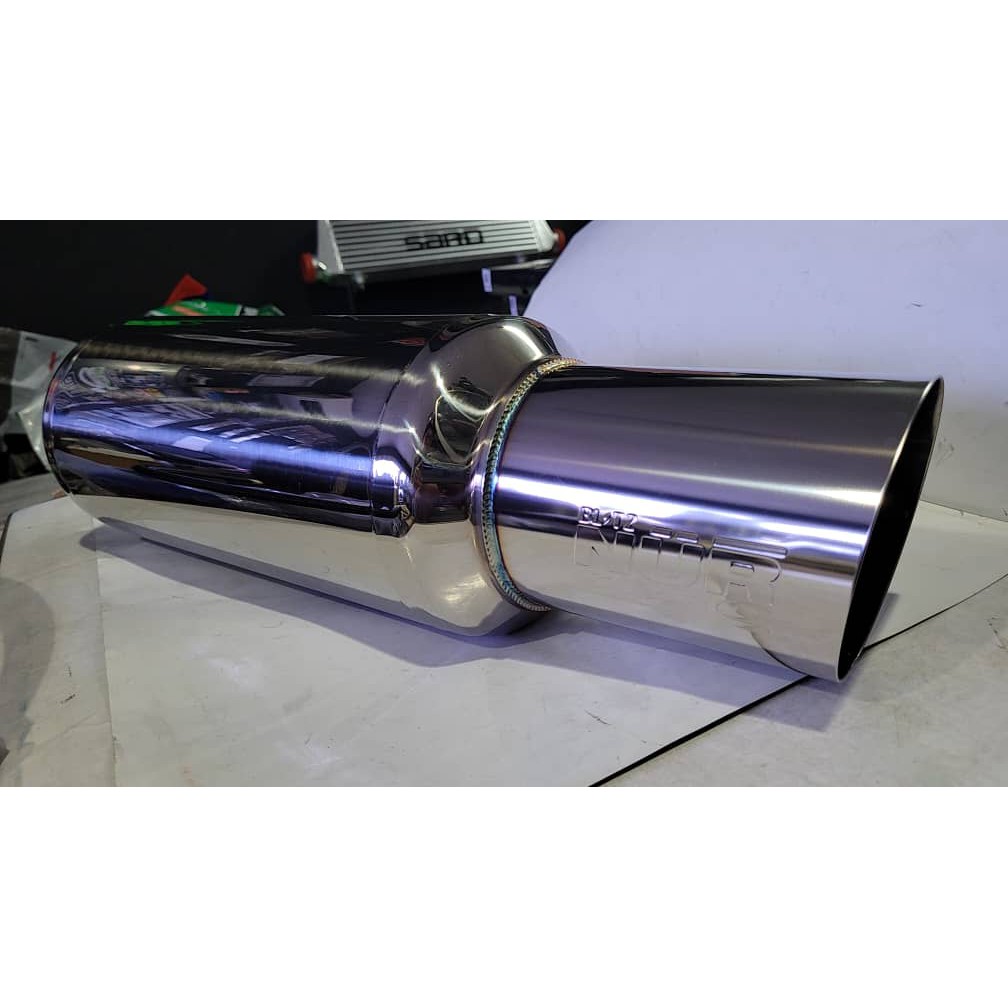 Blitz Nur Spec R Exhaust Muffler Ori Japan ( inlet 3 inch ) | Shopee ...