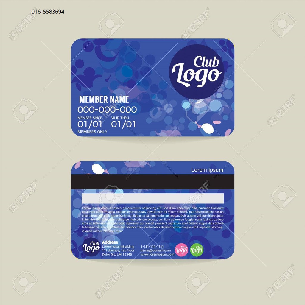 Custom made Membership Card PVC Member Card Customize Logo Full ...