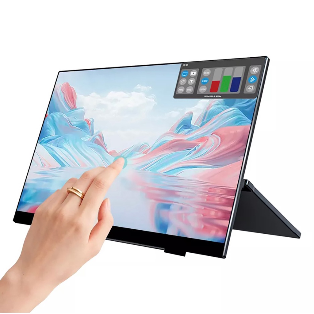 14inch Portable Monitor Touchscreen 1080P 72% NTSC High Gamut 178° View ...
