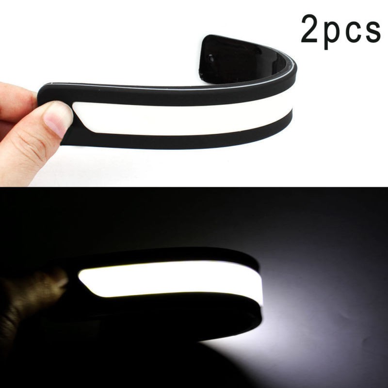 2pcs White COB LED Car DRL Daytime Running Light Daylight Fog Driving ...