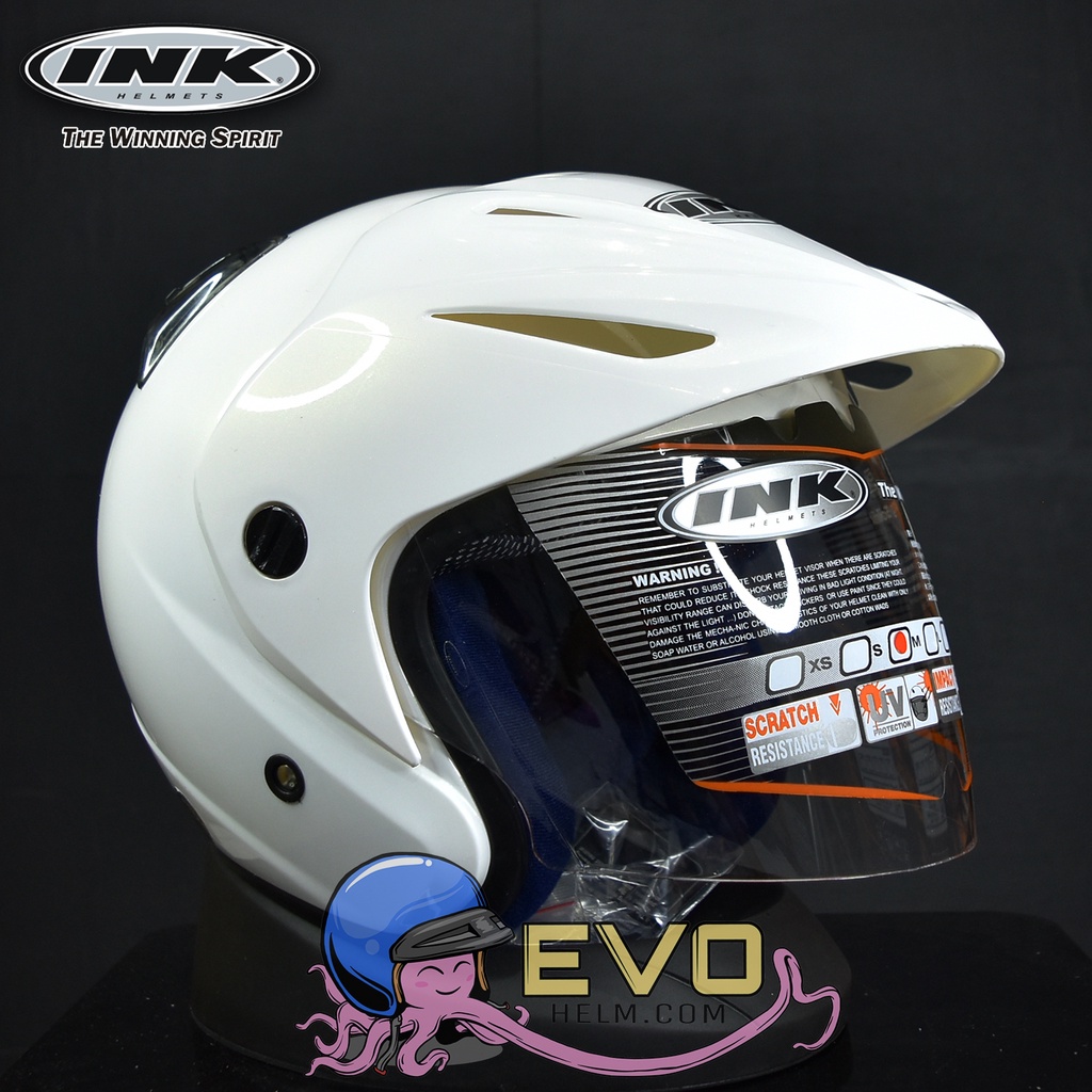 Helmet INK CX 22 SOLID ORIGINAL Color Complete - HALF FACE INK CLASSIC ...