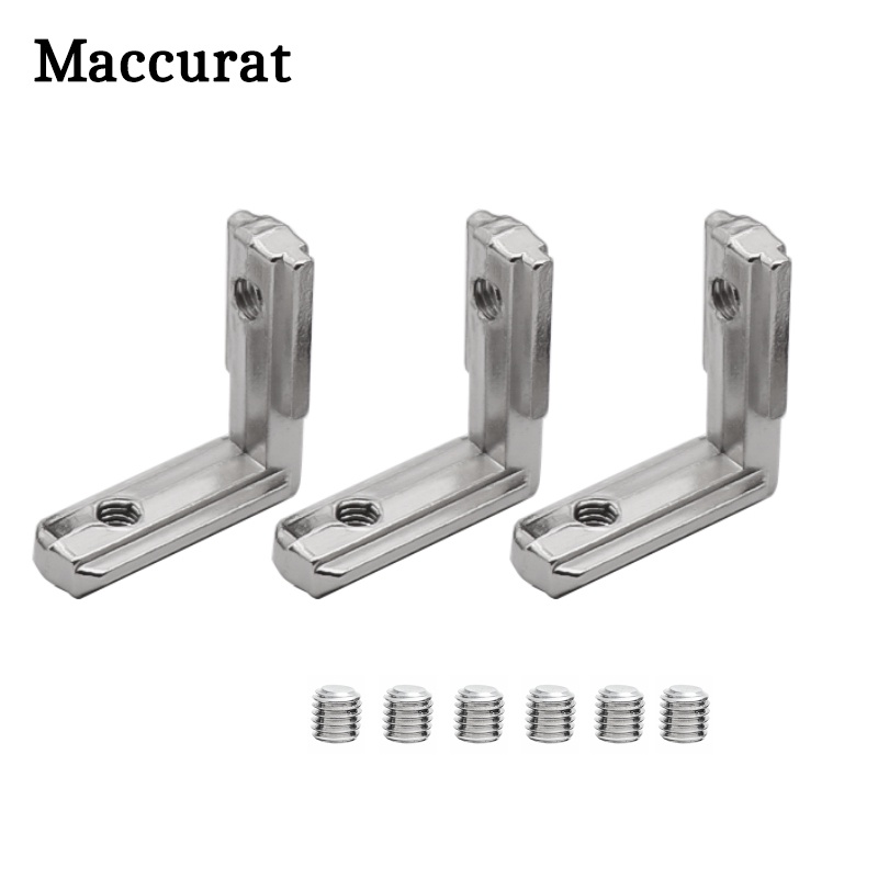 5/10/20pcs T-Slot L-Shape 2020 Aluminum Profile Internal Corner Joint ...