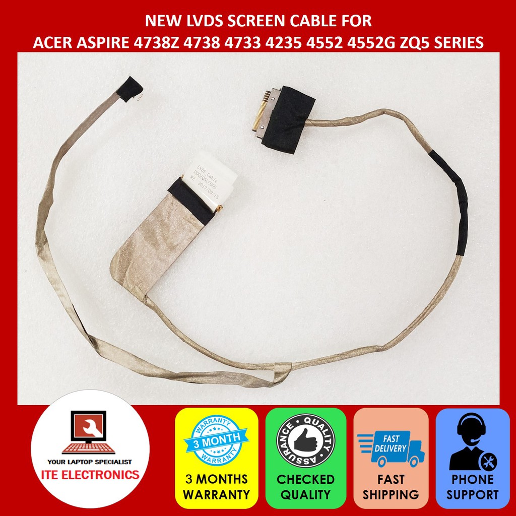 NEW ACER ASPIRE 4738Z 4738 4733 4235 4552 4552G 4253 ZQ5 SERIES LVDS ...